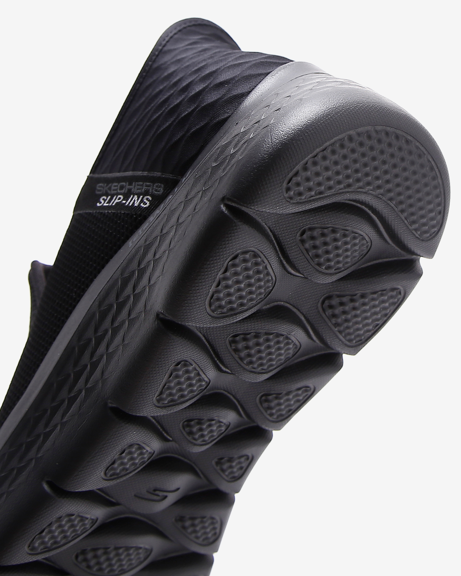 Go Walk Flex - Slip-İns Erkek Siyah Yürüyüş Ayakkabısı 216491 BBK