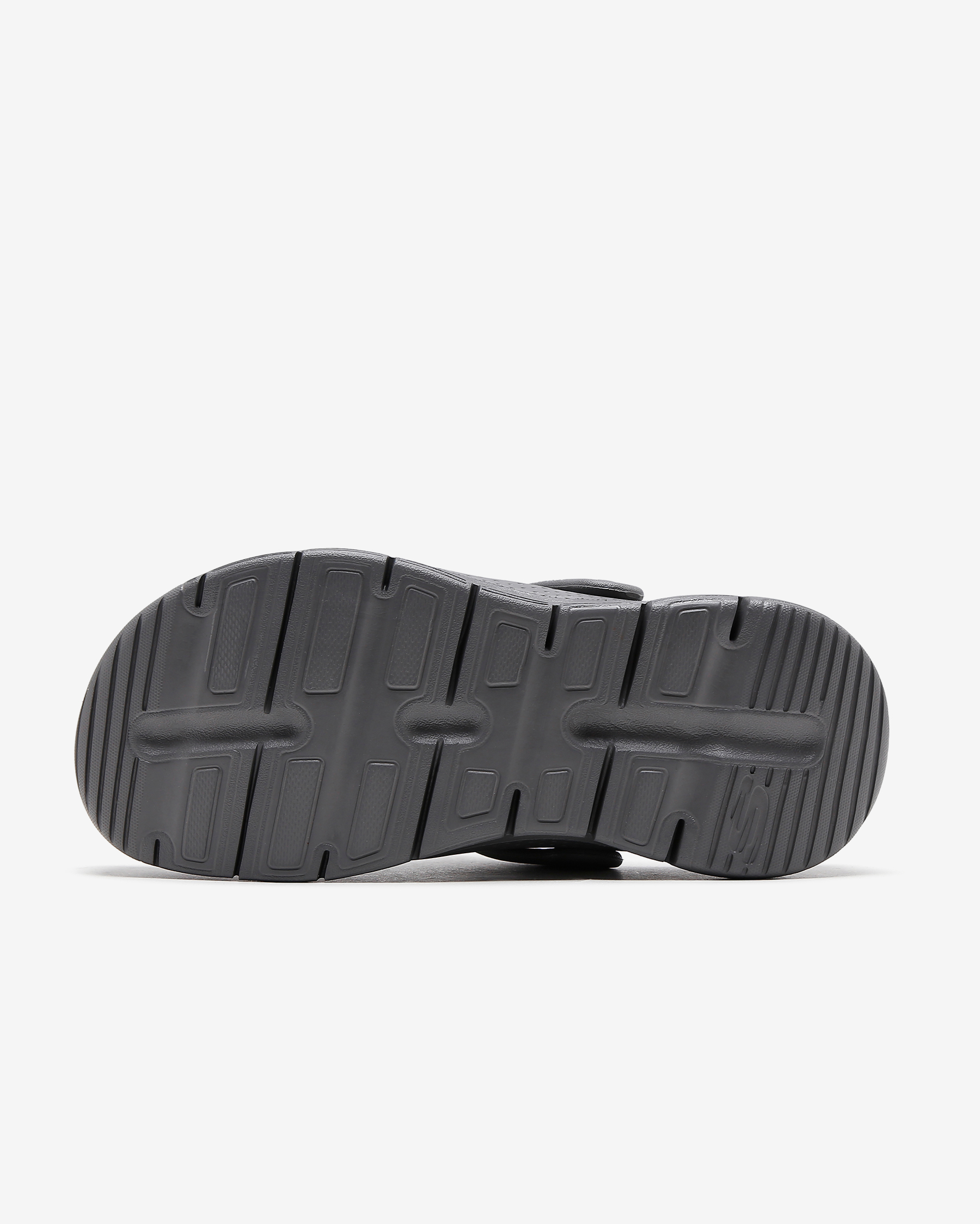 Skechers Arch Fit Foamies - Valiant Erkek Gri Terlik 243160 CHAR